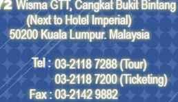 Golden Tourworld Travel (M) SDN. BHD. - travel agency domestic tours ...